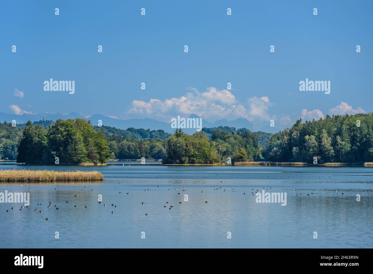 Seehamer see against chiemgau alps hi-res stock photography and images ...
