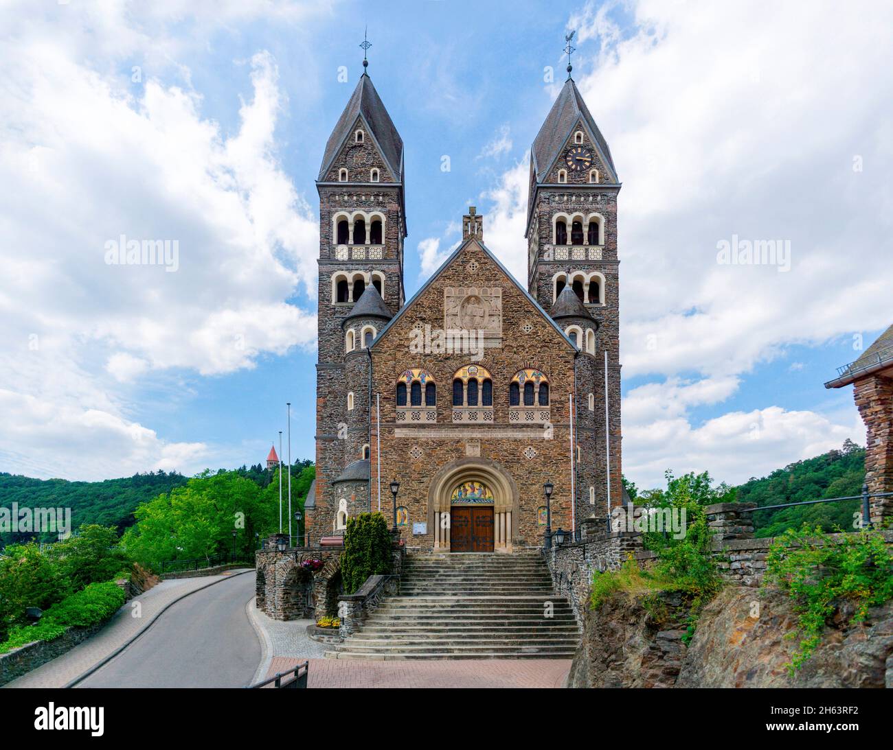 parish church of clervaux,luxembourg,europe Stock Photo - Alamy