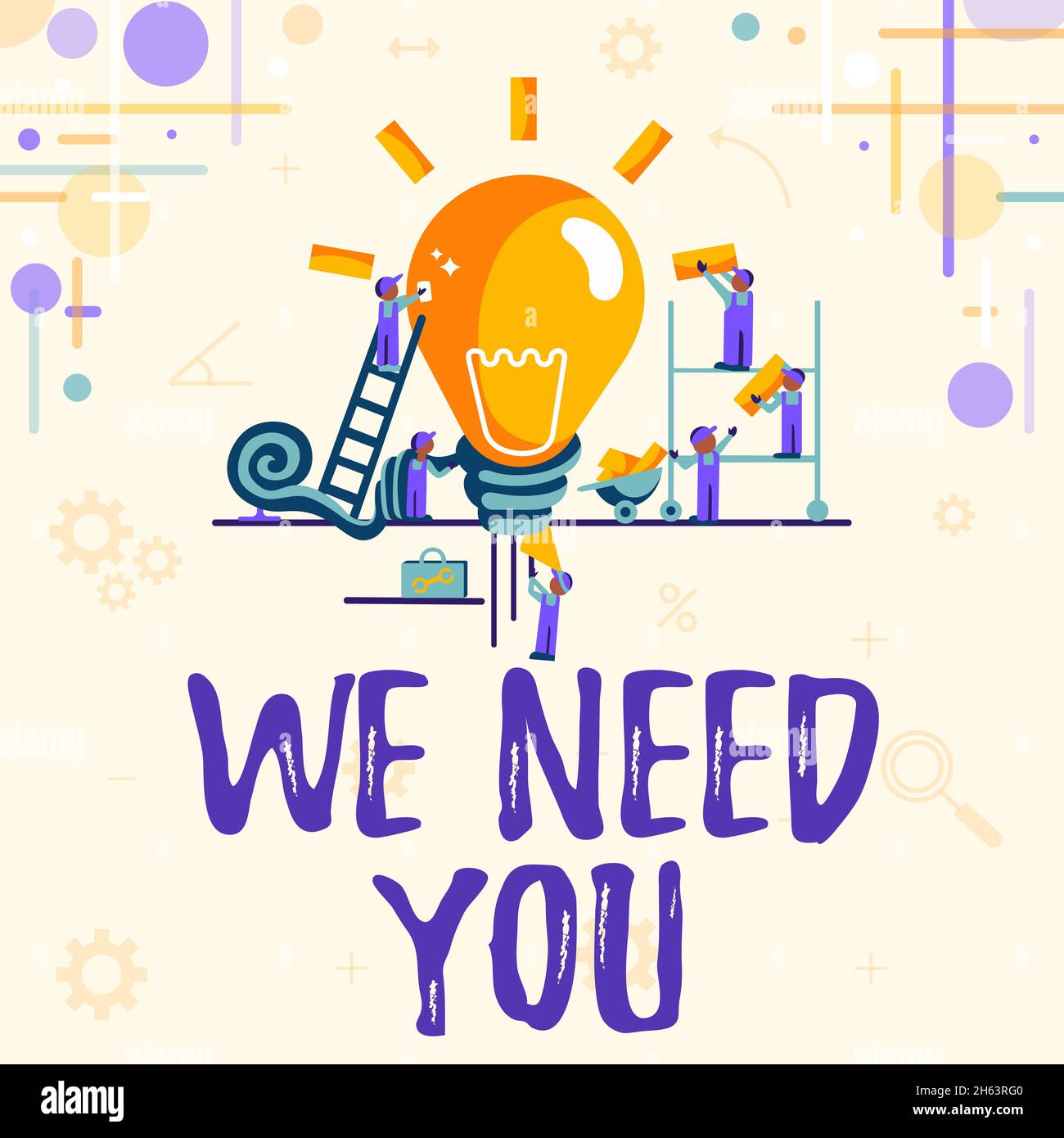Handwriting text We Need You. Business showcase asking someone to work ...