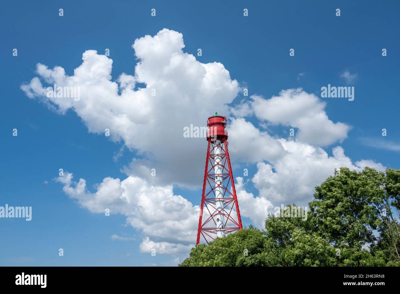 germany,lower saxony,east frisia,the campen lighthouse is the tallest ...