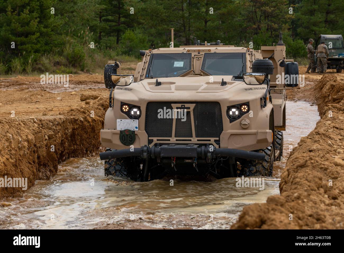U.S. Marines with Marine Wing Support Squadron 171 conduct ...