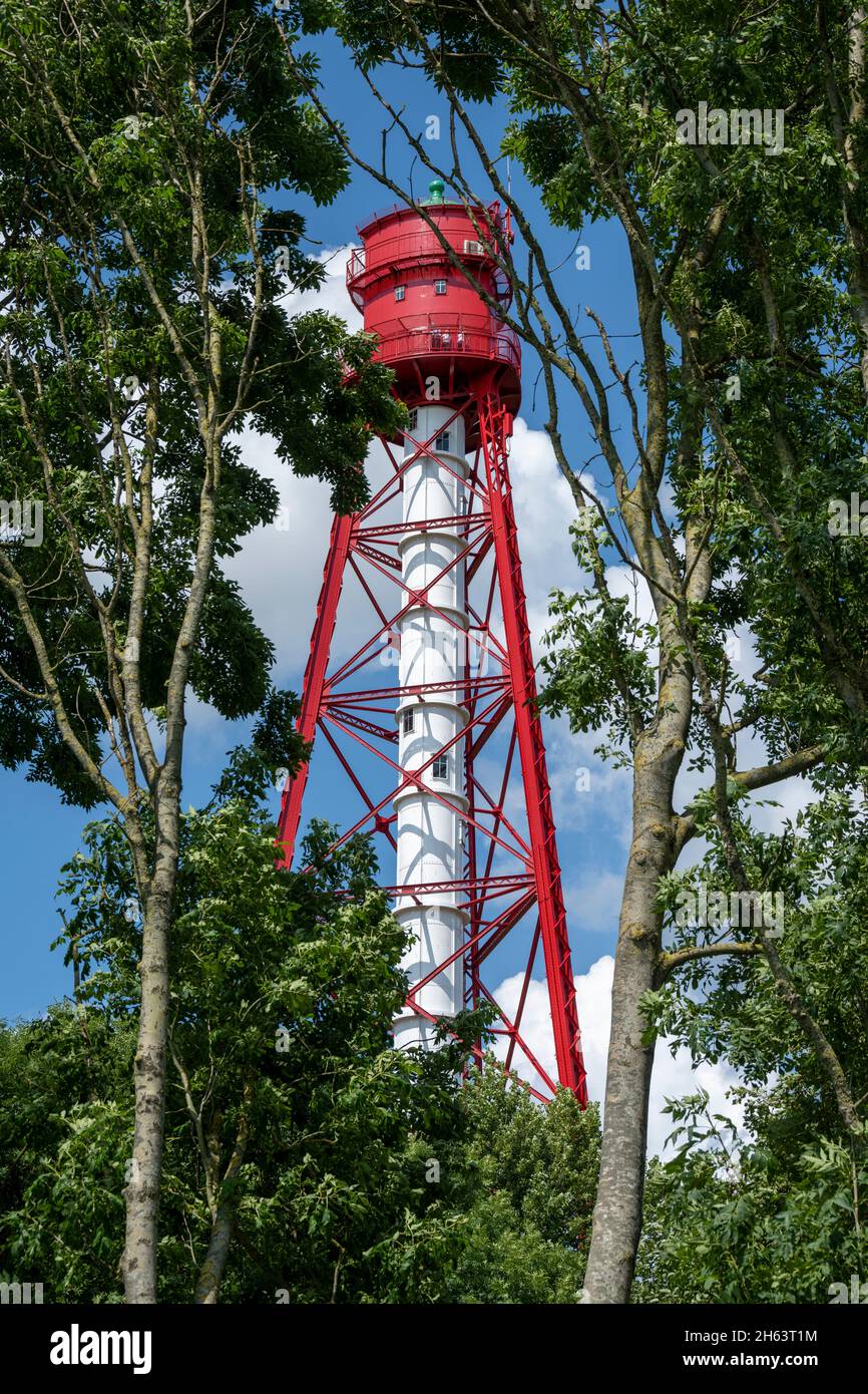germany,lower saxony,east frisia,the campen lighthouse is the tallest ...