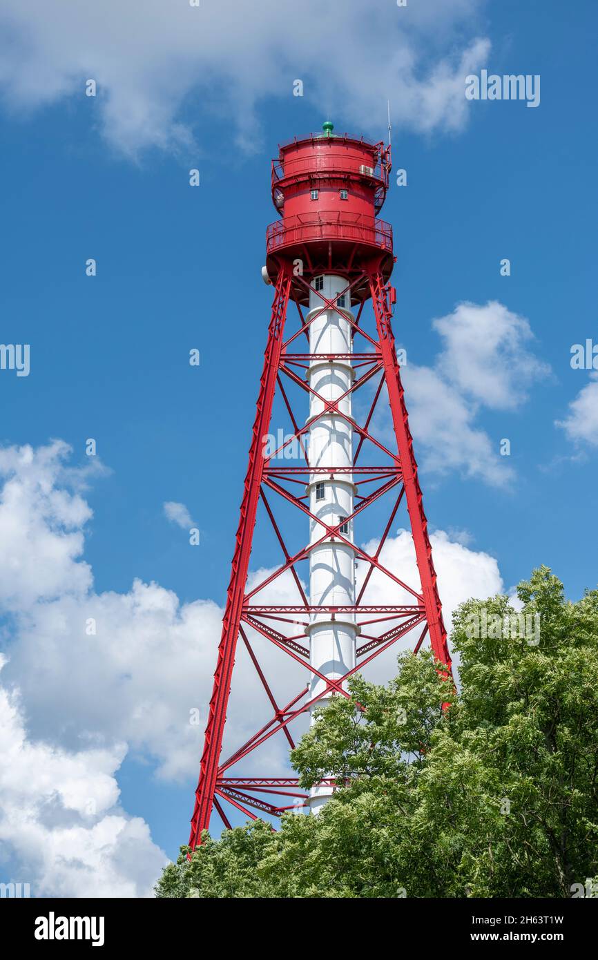 germany,lower saxony,east frisia,the campen lighthouse is the tallest ...