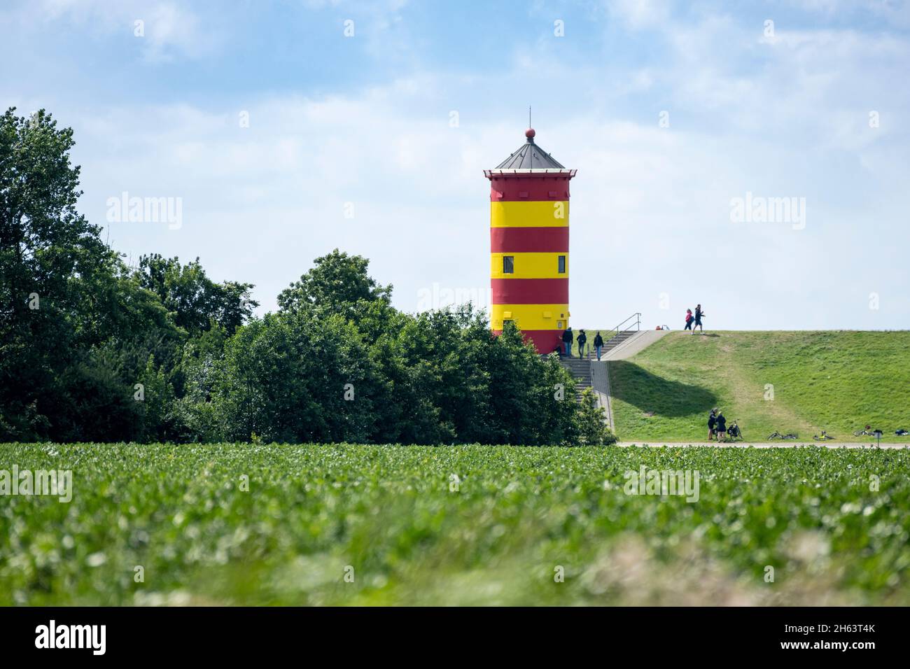 germany,lower saxony,east frisia,krummhörn,pilsum,the pilsum lighthouse ...