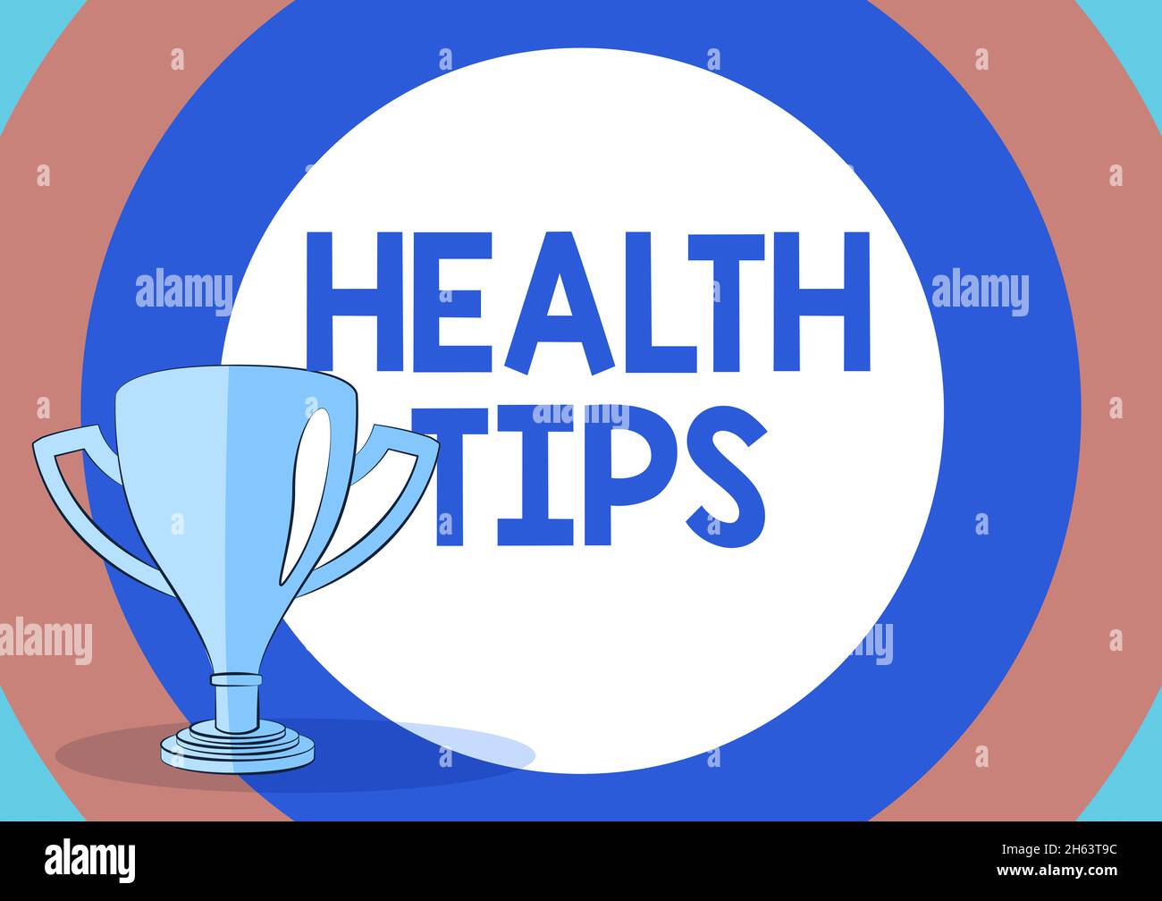 Hand writing sign Health Tips. Business idea advice or information ...