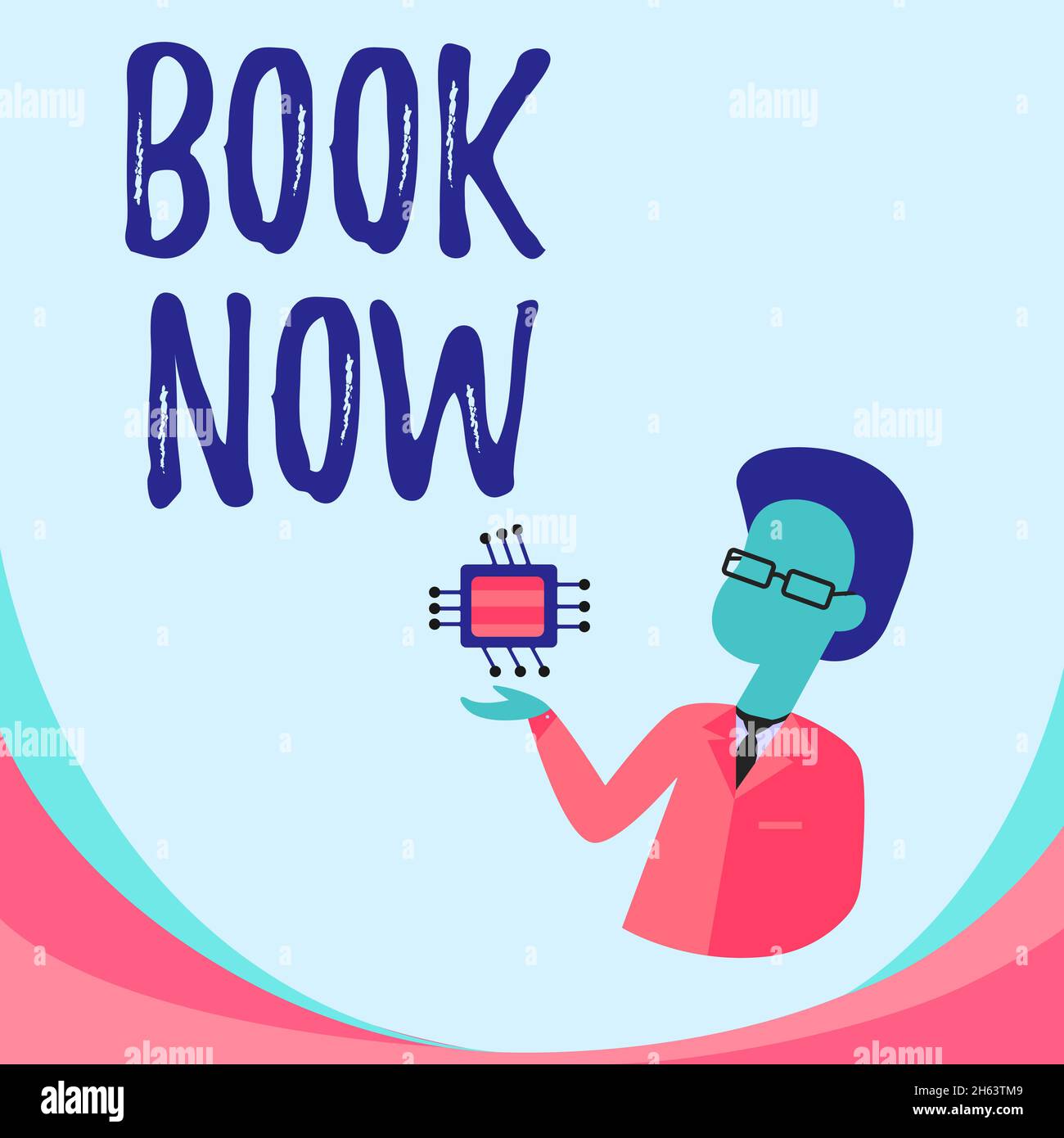 Hand writing sign Book Now. Business idea guaranteed to have place ...