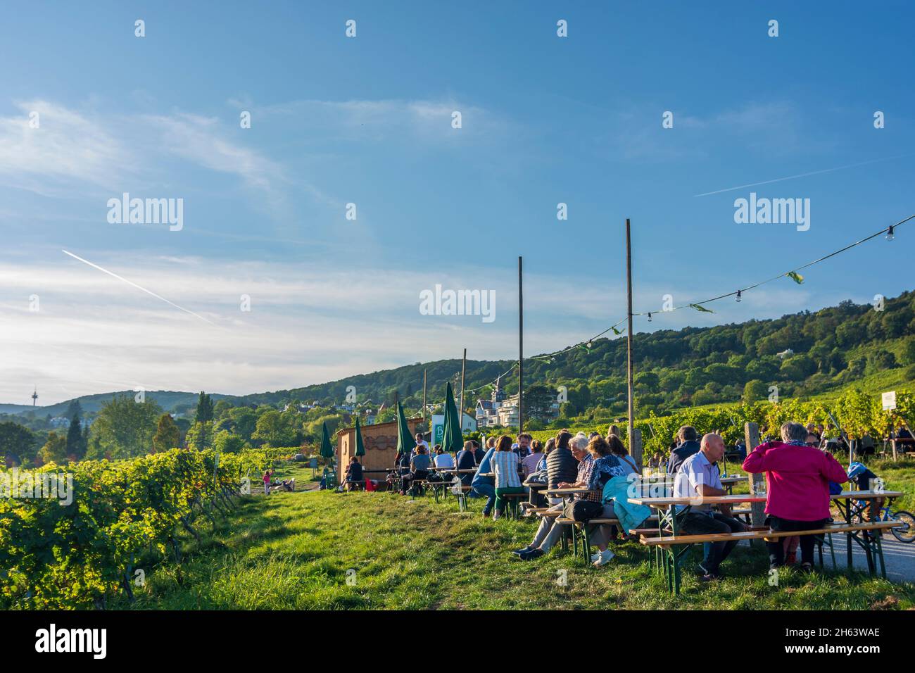 Openair wine selling booth hi-res stock photography and images - Alamy