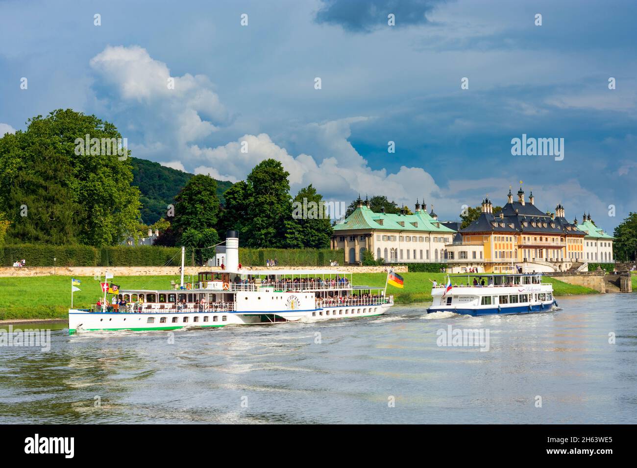 Steam ship in sachsen hi-res stock photography and images - Alamy