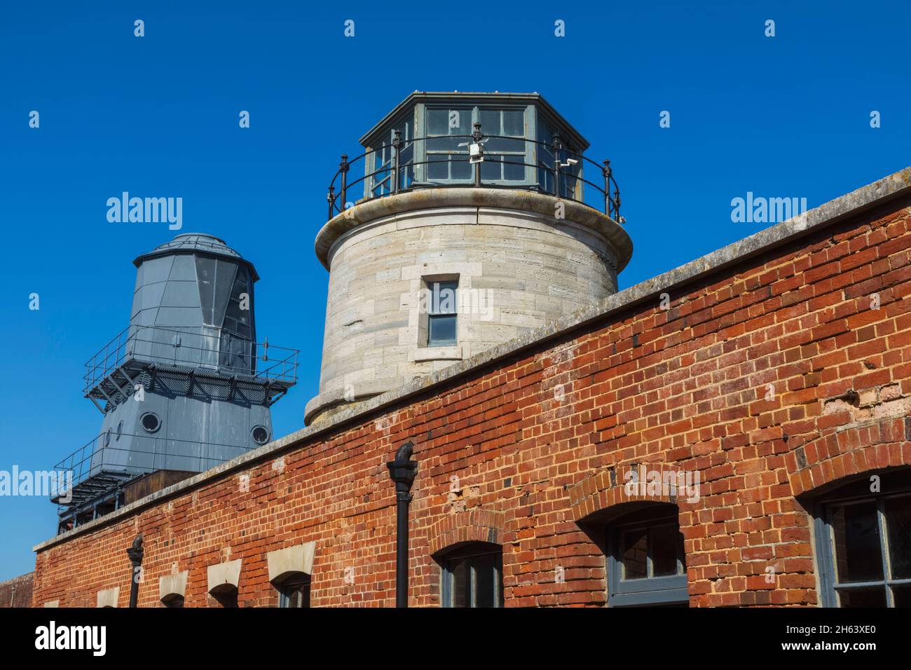 england,hampshire,the new forest,keyhaven,hurst point lighthouse and ...