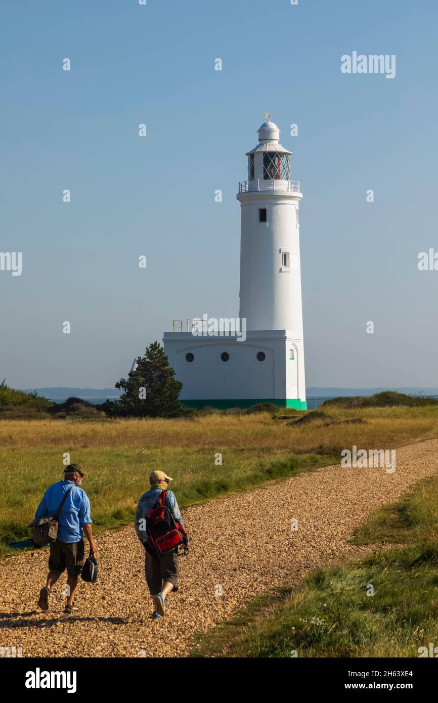 Hurst point lighthouse and hurst castle hi-res stock photography and ...