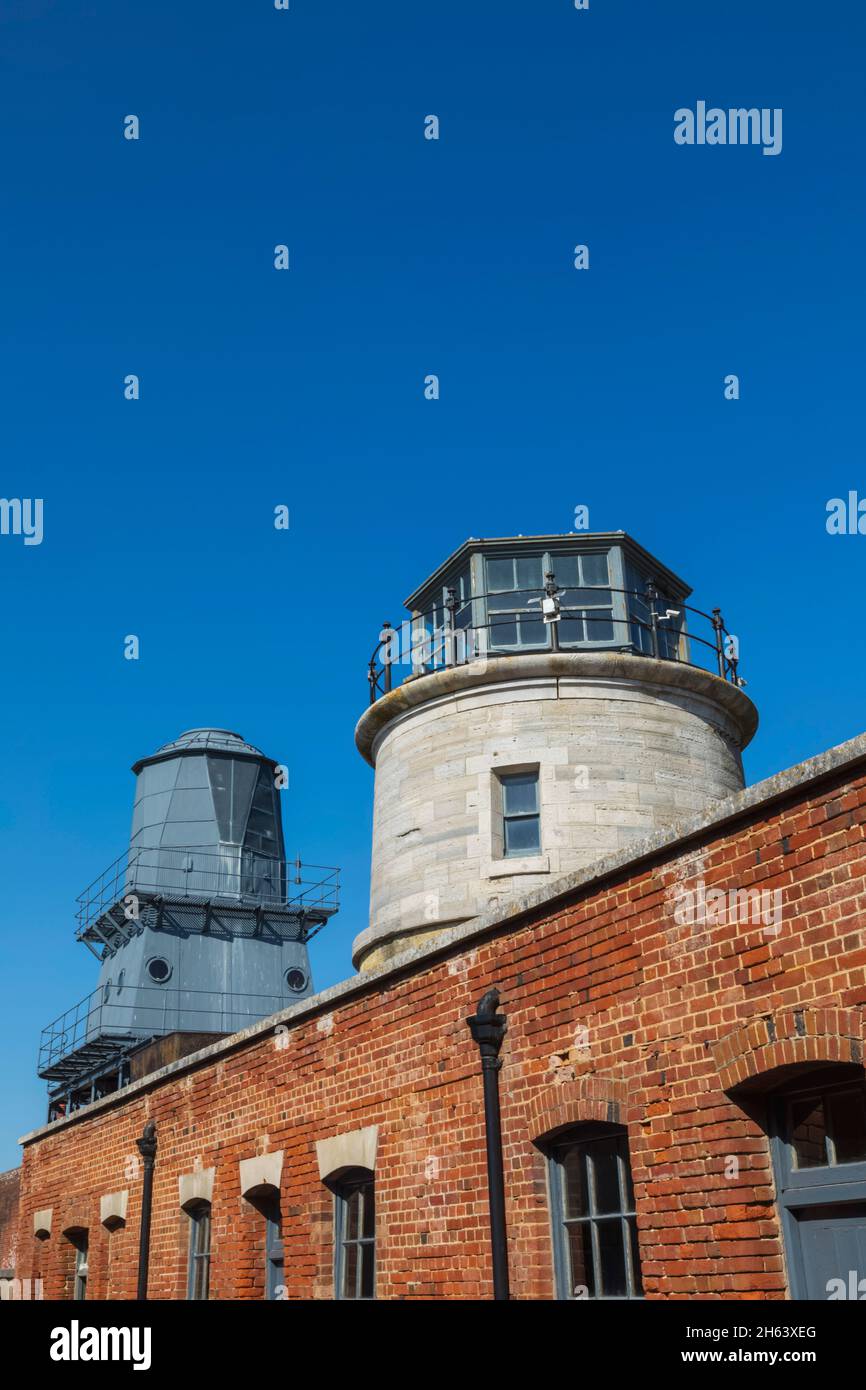 england,hampshire,the new forest,keyhaven,hurst point lighthouse and ...