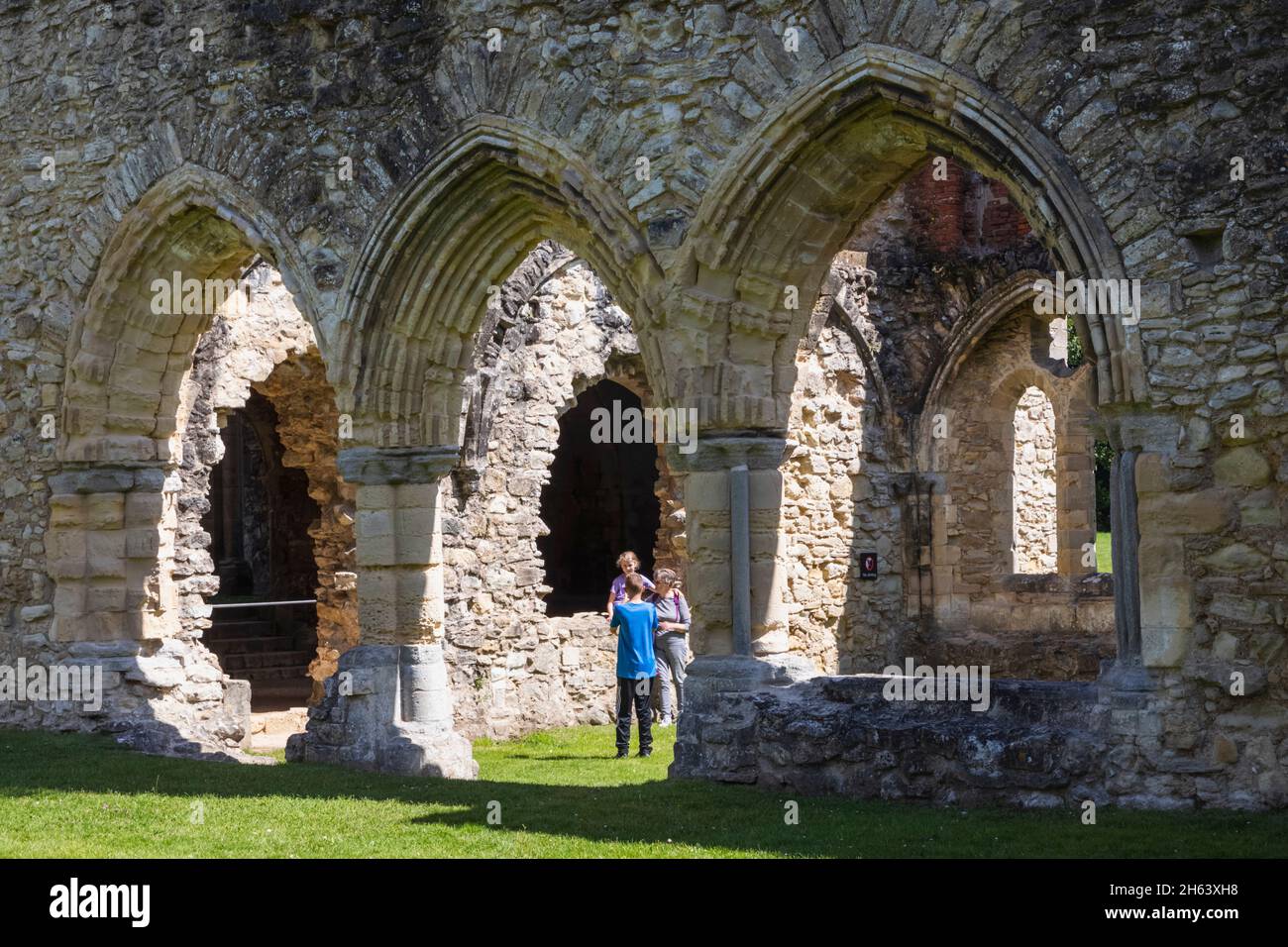 england,southampton,netley abbey,the ruins of netley abbey Stock Photo ...