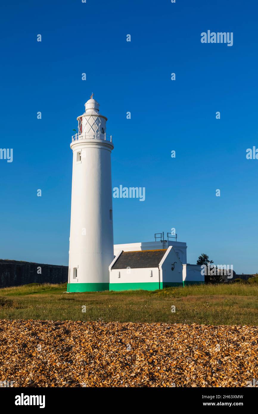 england,hampshire,the new forest,keyhaven,hurst point lighthouse and ...