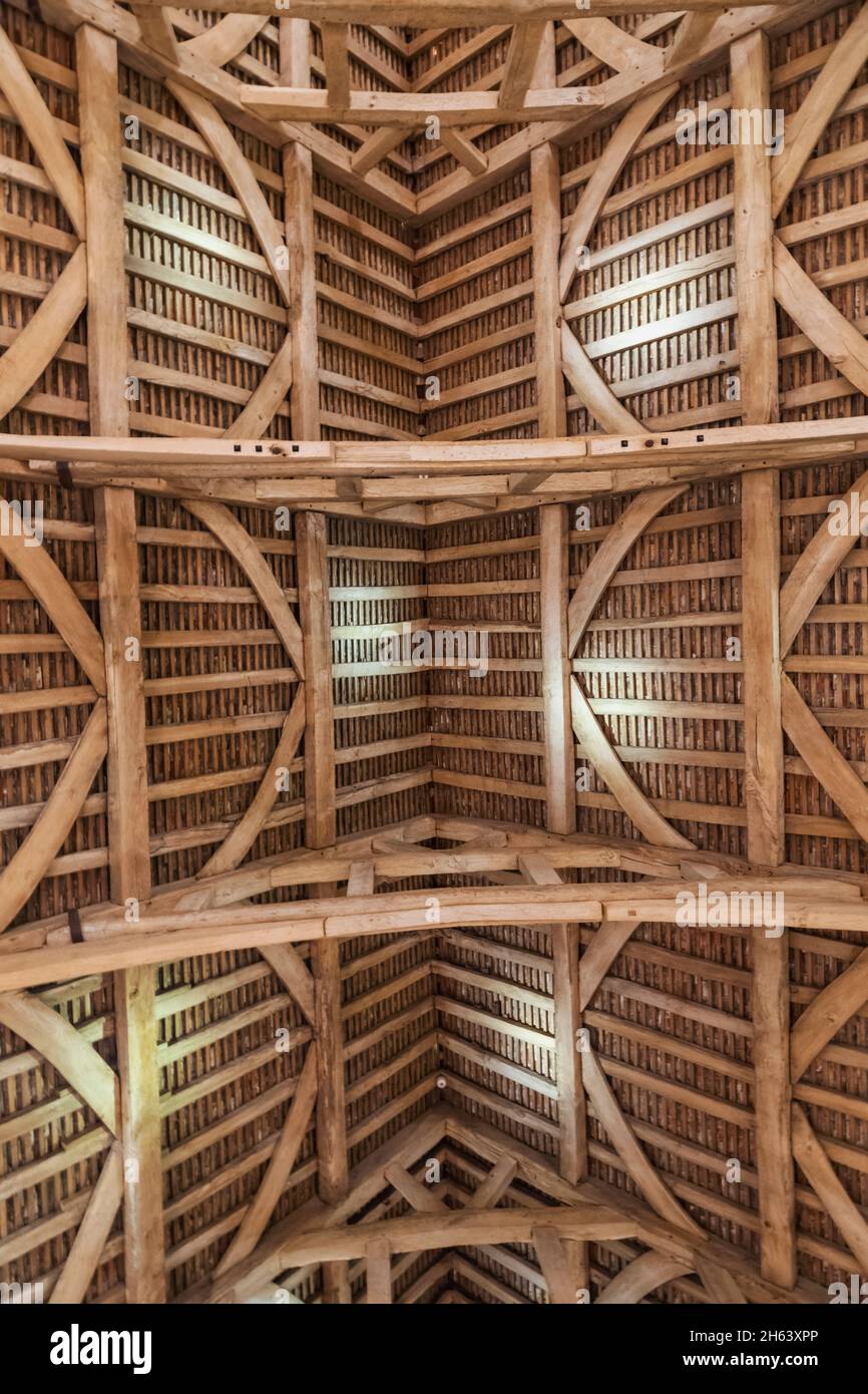 england,hampshire,basingstoke,old basing village,basing house,ceiling ...