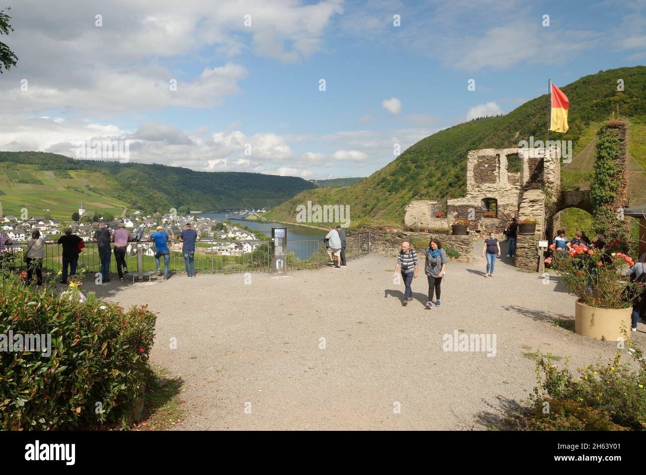 Metternich castle ruins in beilstein hi-res stock photography and ...