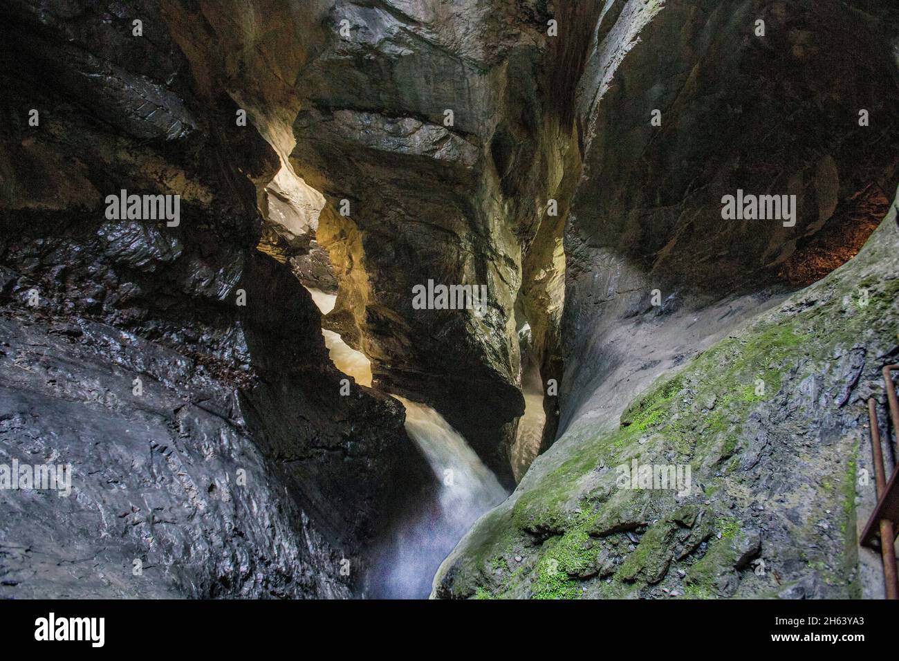 underground trümmelbach waterfalls,lauterbrunnen,lauterbrunnen valley ...