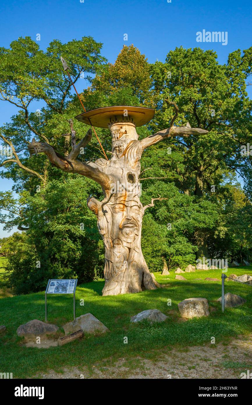 germany,baden-wuerttemberg,ballrechte-dottingen,court oak on the ...