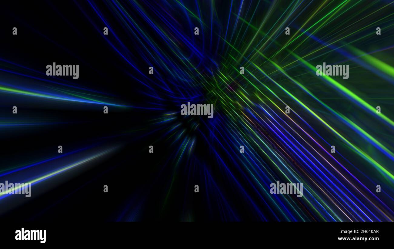 Abstract black background with glowing neon lines Stock Photo - Alamy