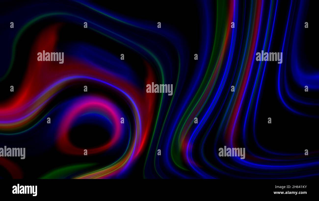 Abstract black background with glowing neon lines Stock Photo - Alamy