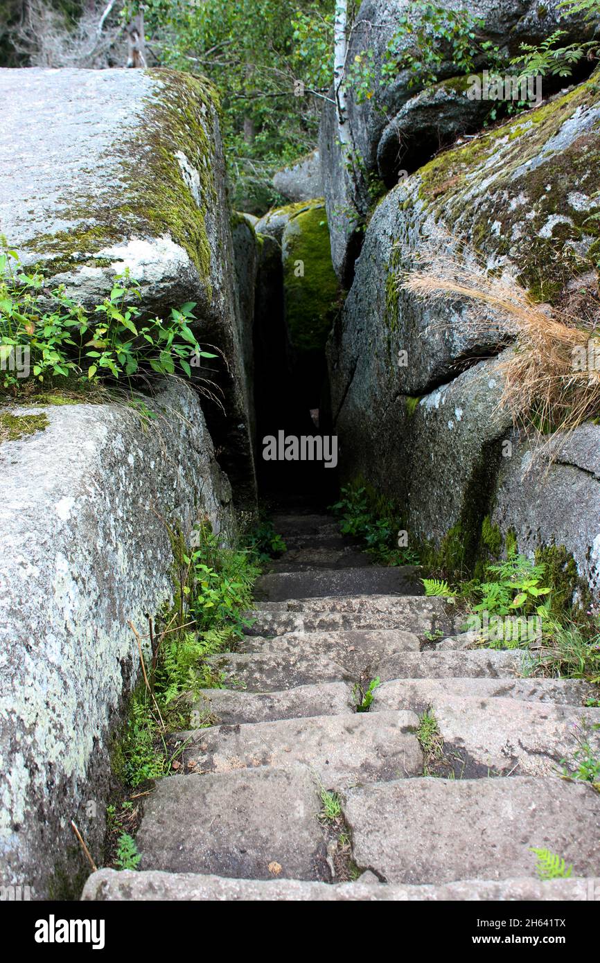 germany,bavaria,fichtelgebirge,wunsiedel,luisenburg rock labyrinth ...