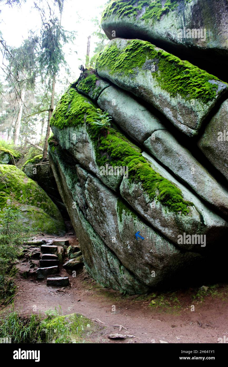 Geotope luisenburg rock labyrinth hi-res stock photography and images ...