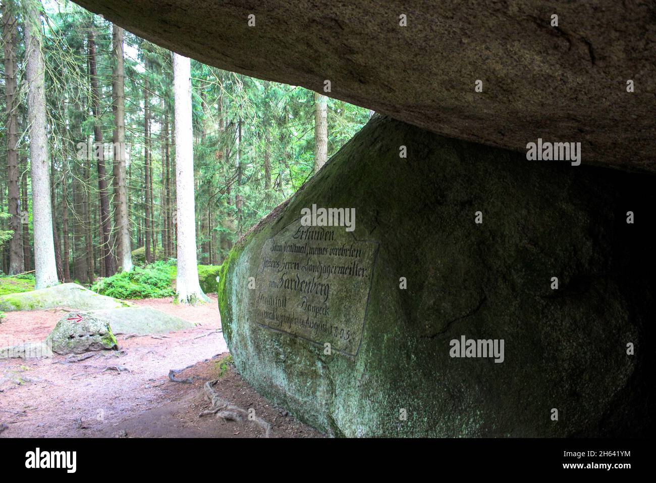 germany,bavaria,fichtelgebirge,wunsiedel,luisenburg rock labyrinth ...