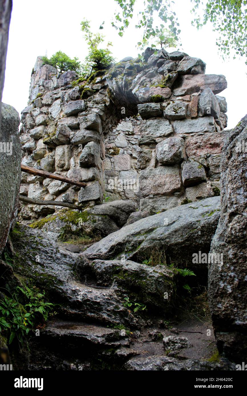 germany,bavaria,fichtelgebirge,wunsiedel,luisenburg rock labyrinth ...