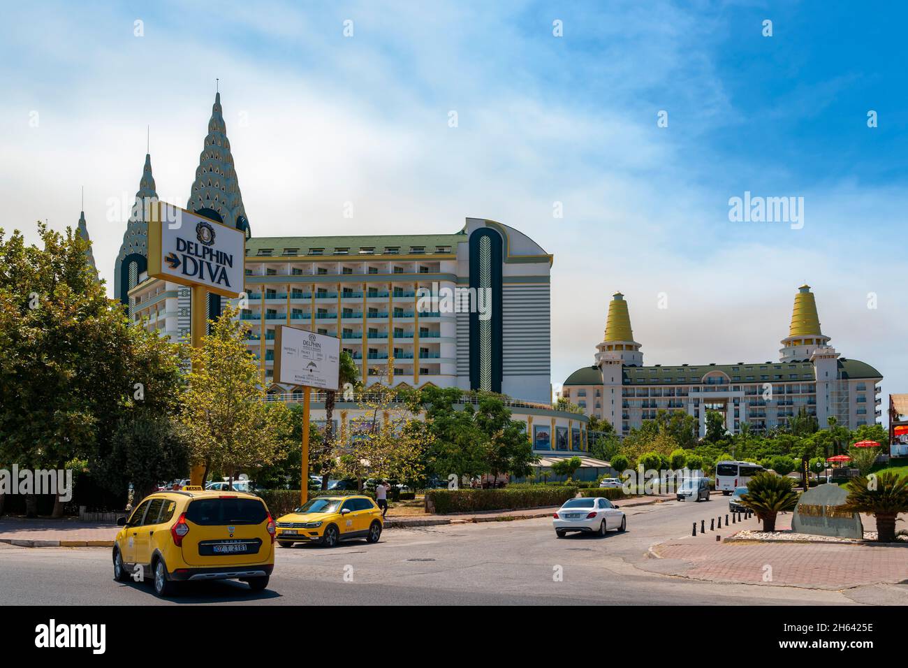 dolphin diva and shopping center,lara,antalya,turkey Stock Photo - Alamy