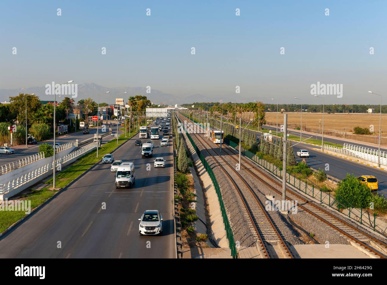 main street in kepez,antalya,turkey Stock Photo - Alamy