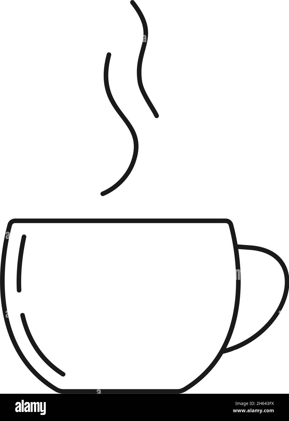 Teacup Outline Template