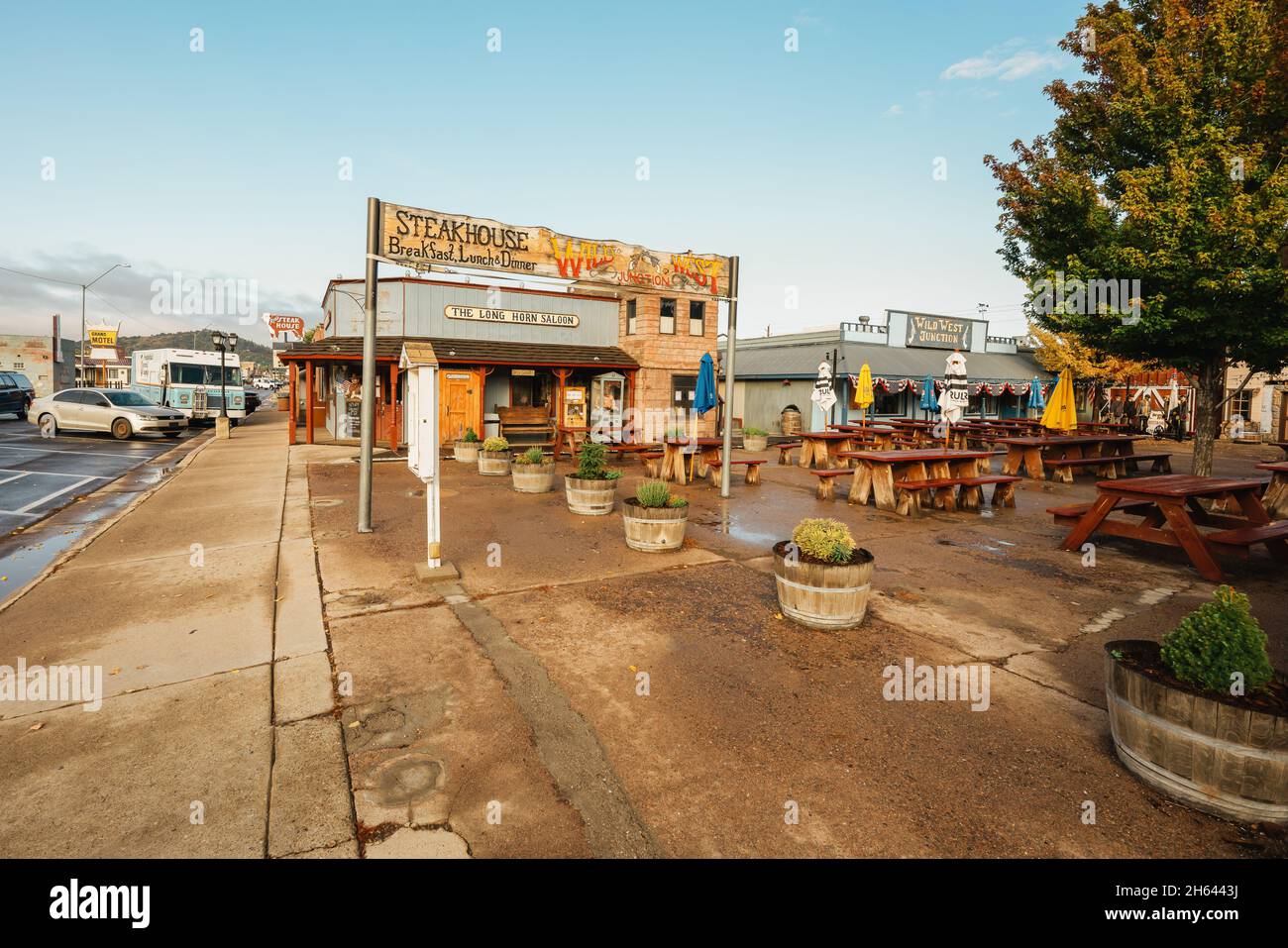 Williams, Arizona, USA - September 27, 2021 Wild West Junction set ...