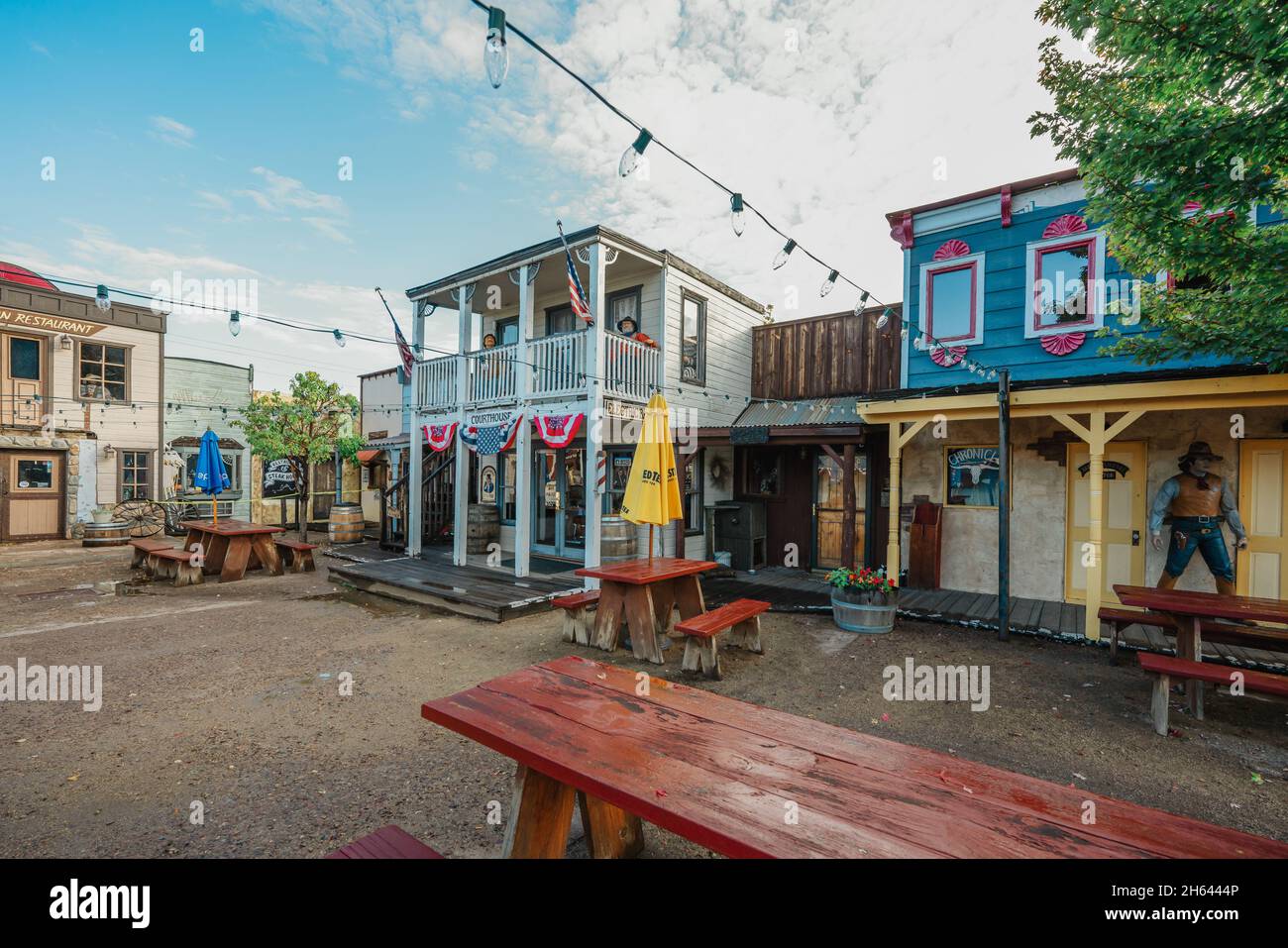 Williams, Arizona, USA - September 27, 2021 Wild West Junction set ...