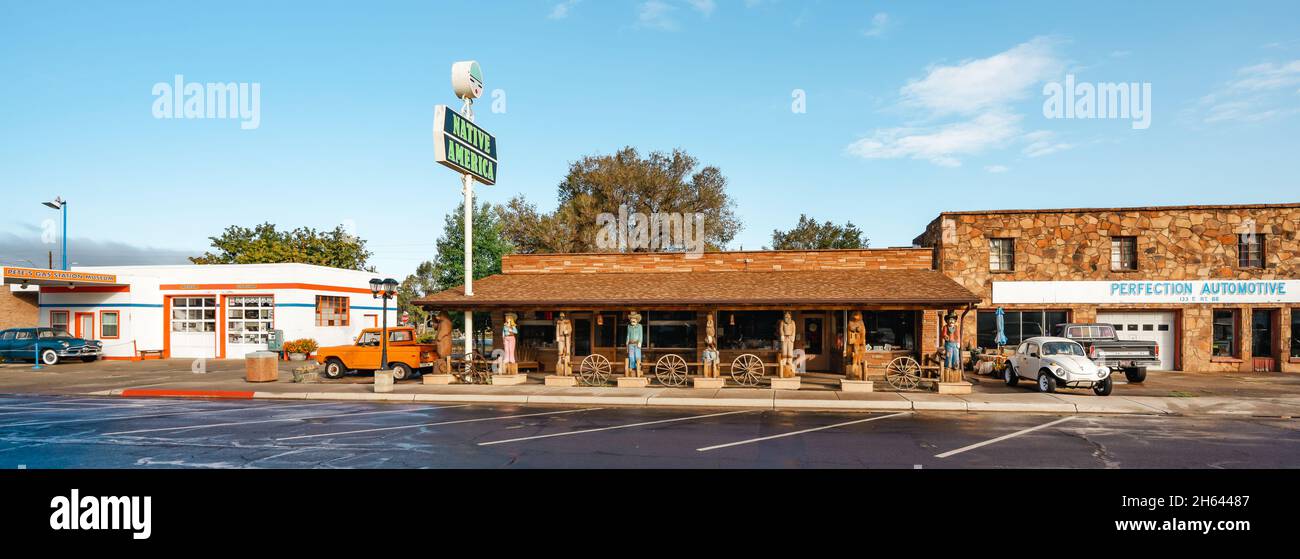 Williams, Arizona, USA - September 27, 2021 Native America Shop and ...