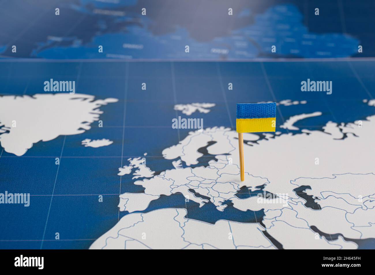 Ukraine flag map hi-res stock photography and images - Alamy