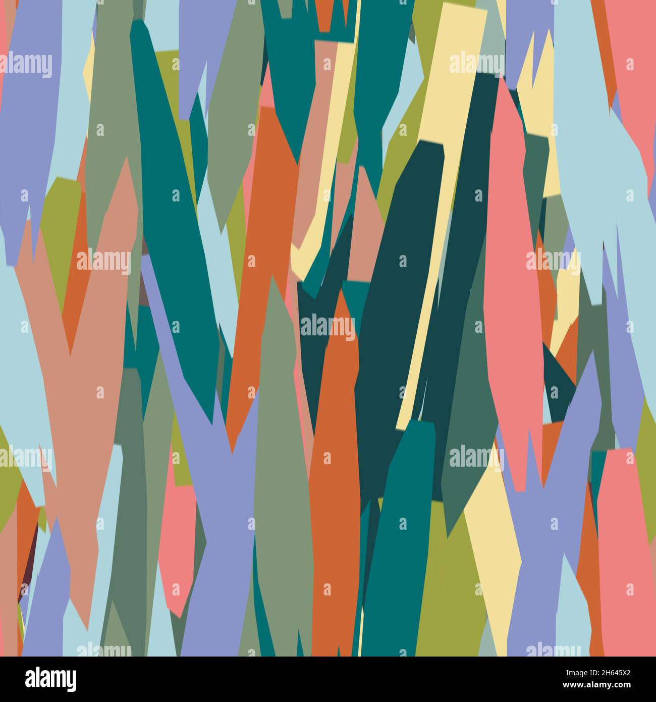 Seamless funky expressive and energetic paper cut out collage surface ...