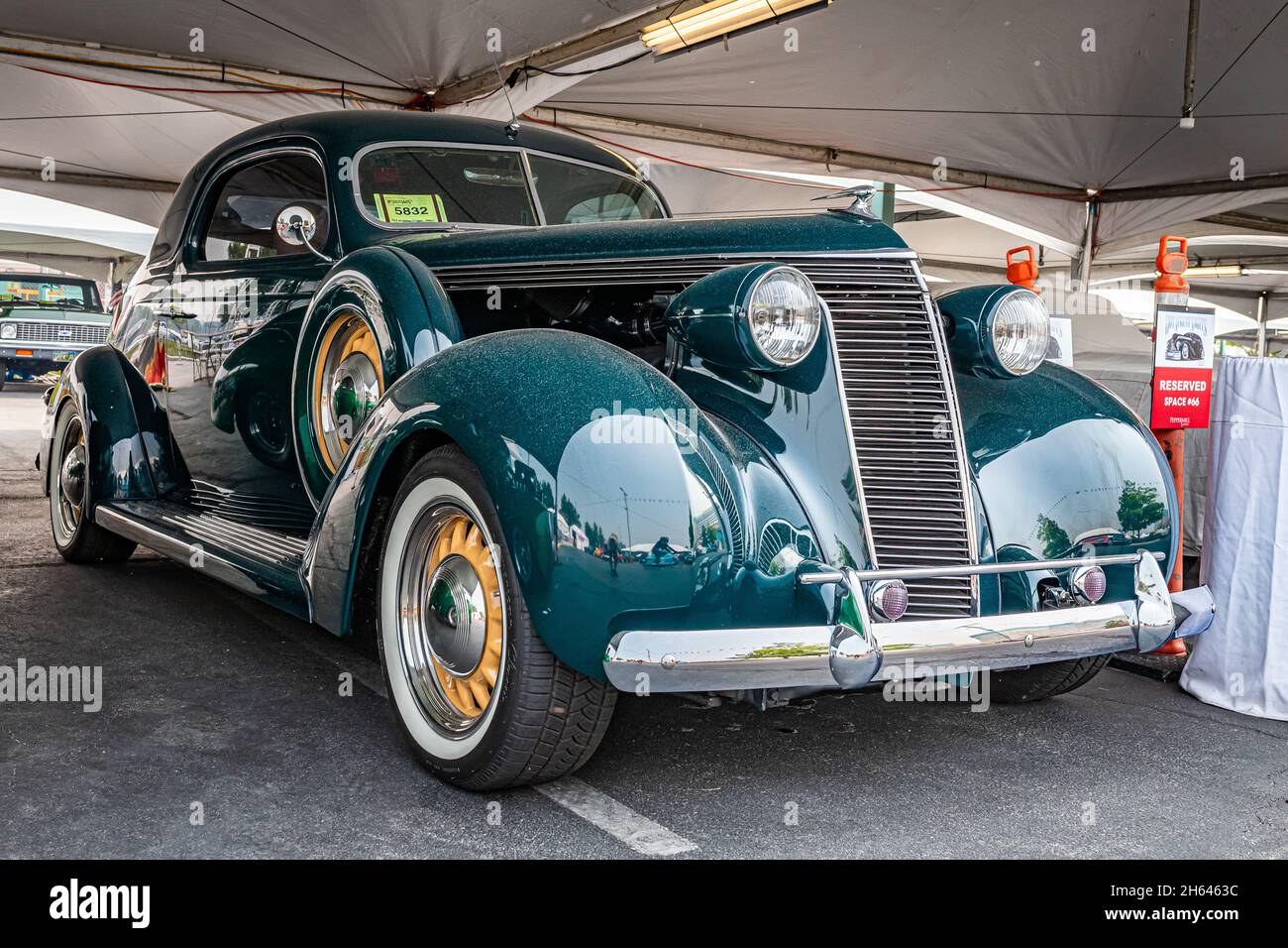 Reno, NV - August 6, 2021: 1937 Studebaker Dictator Coupe at a local ...