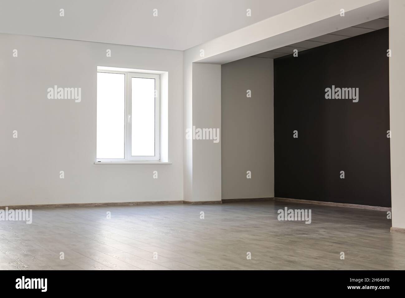Empty interior of modern room Stock Photo - Alamy