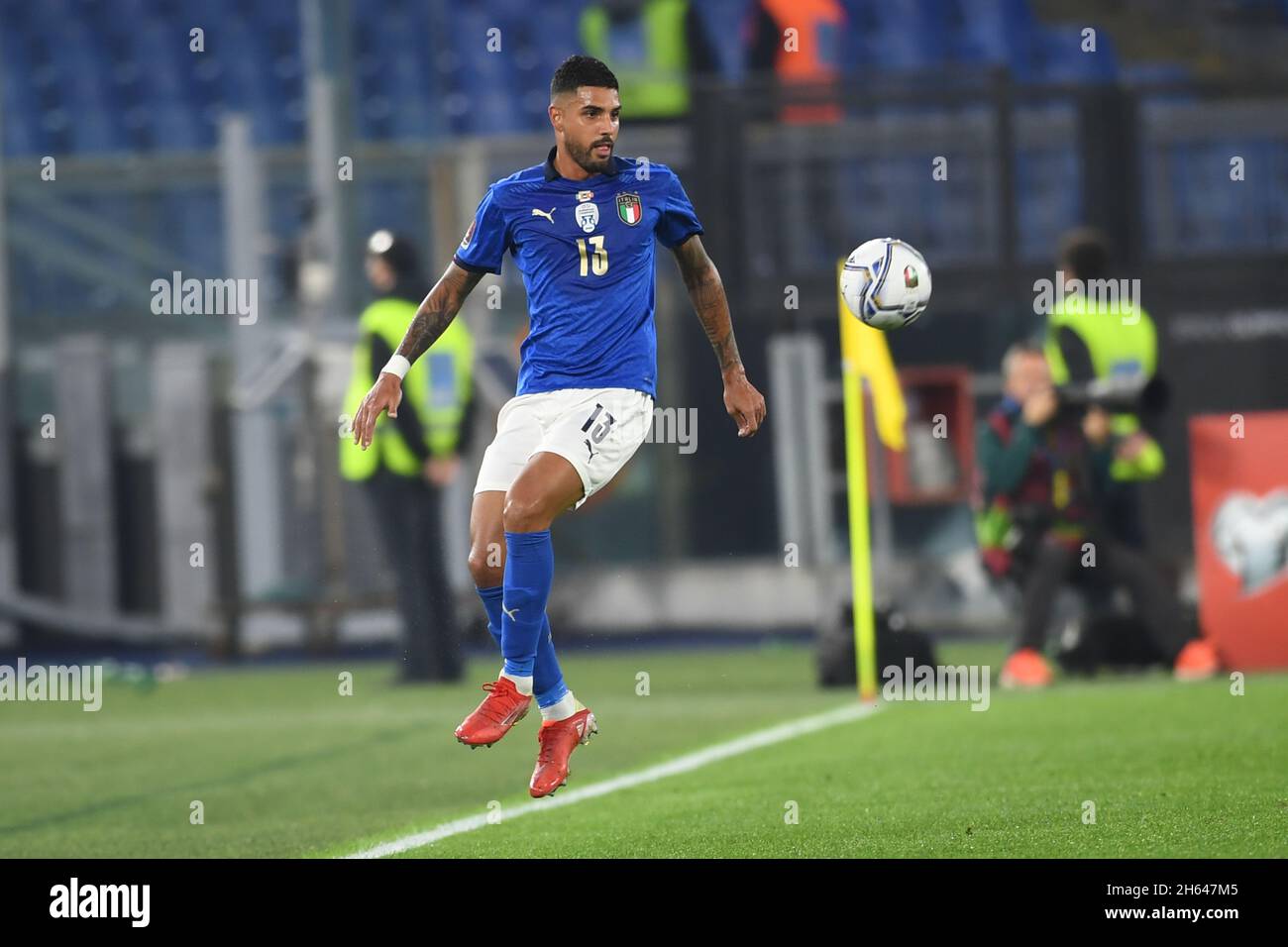Rome, Italy. 12th Nov, 2021. Emerson Palmieri (Italy) during the Fifa ...