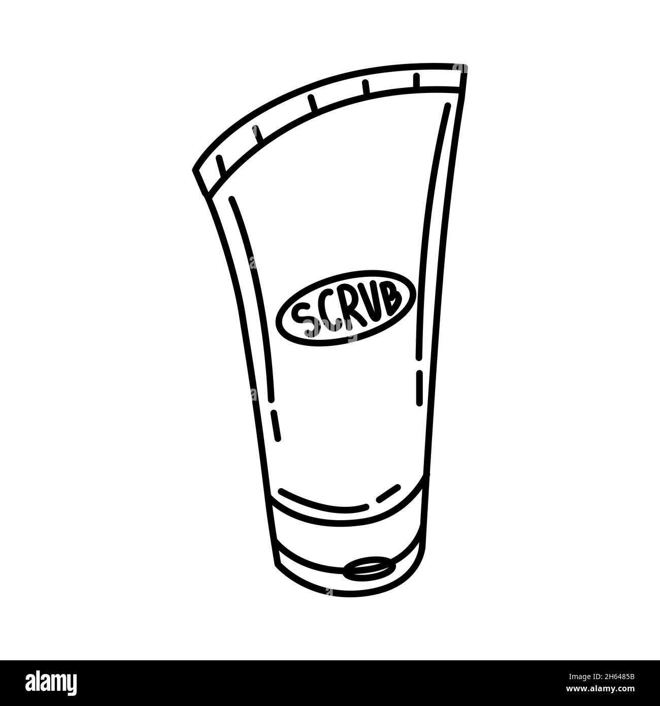 Exfoliating face Black and White Stock Photos & Images - Alamy