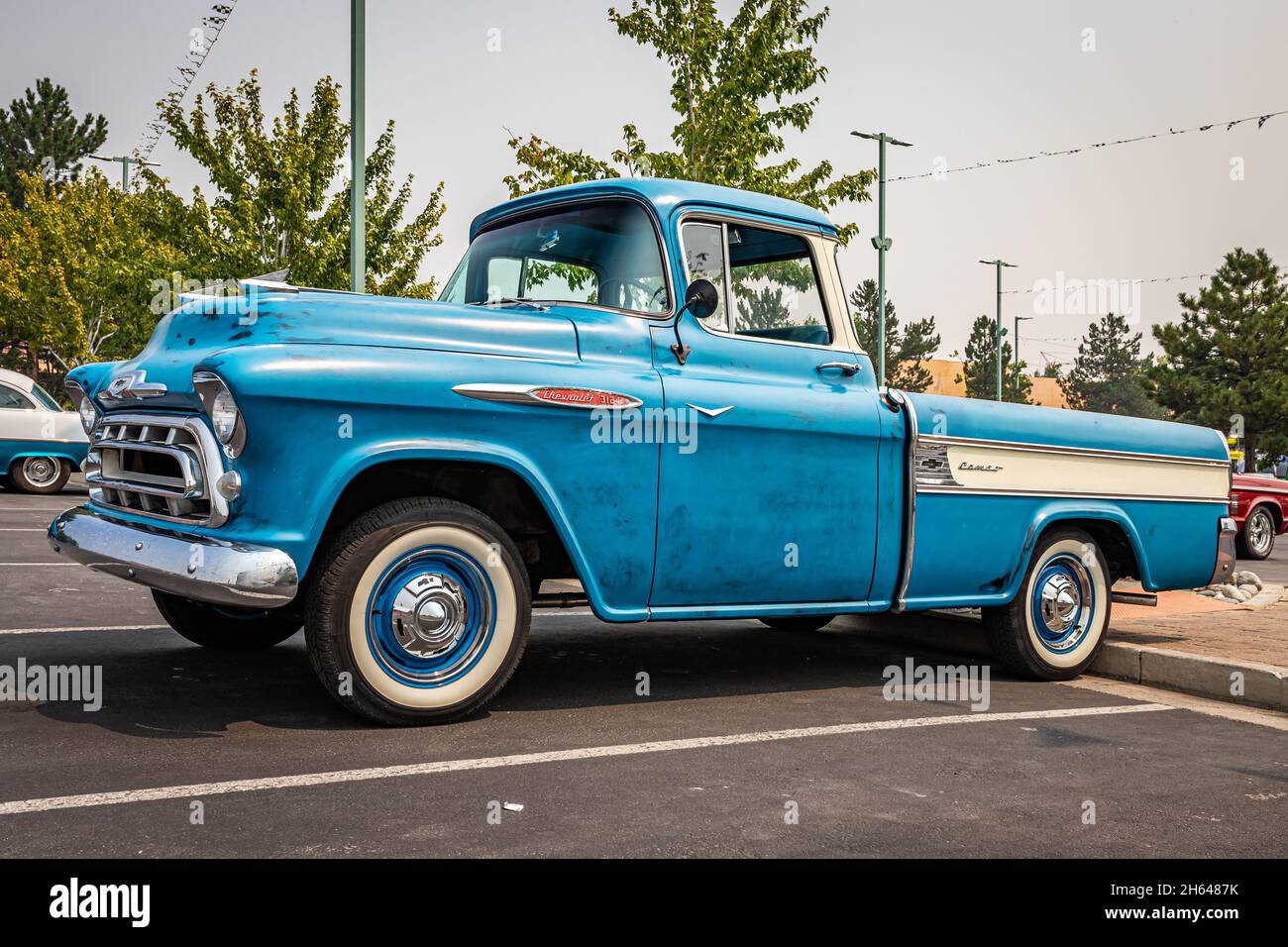 Reno, NV - August 6, 2021: 1957 Chevrolet Task Force Cameo Carrier ...