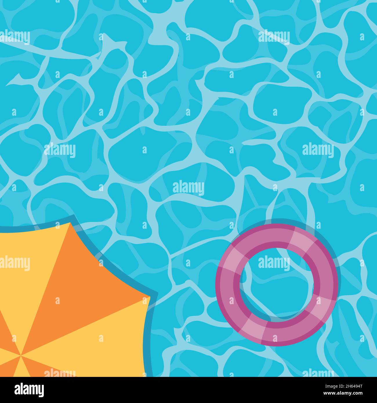Transparent pool water summer poster Stock Vector Image & Art - Alamy