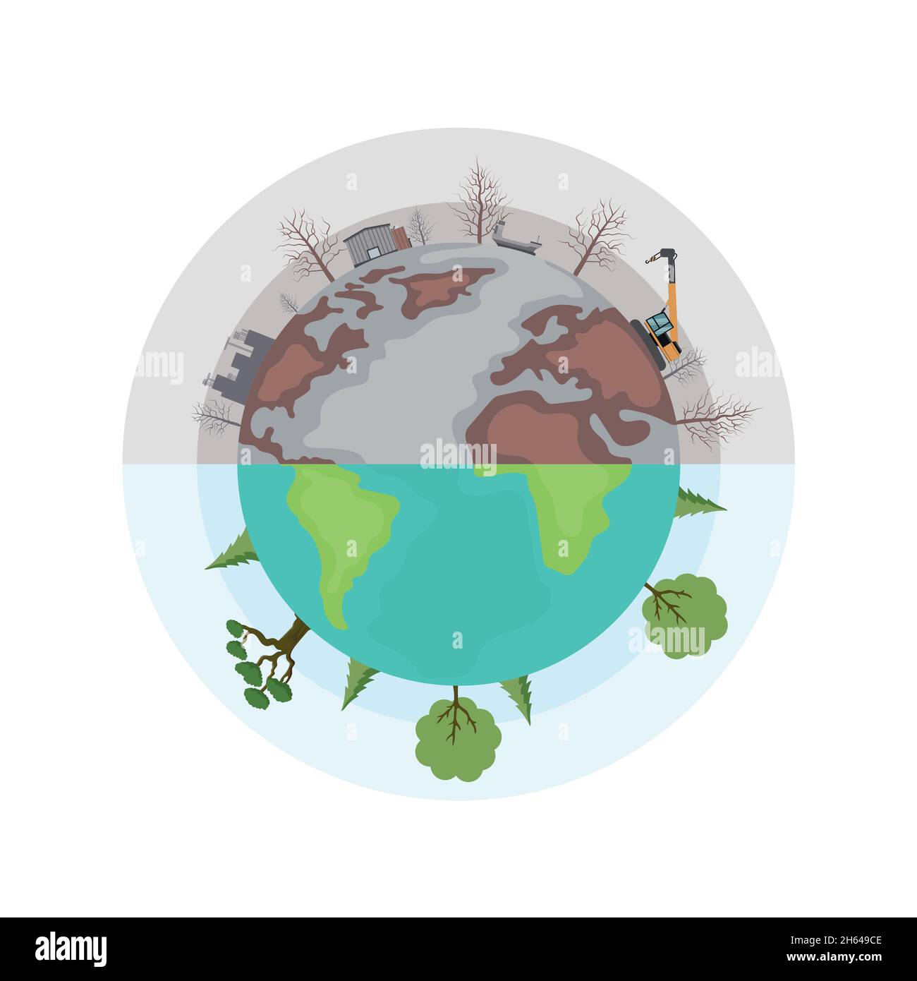 Awareness not to contaminate our mother earth Stock Vector Image & Art ...