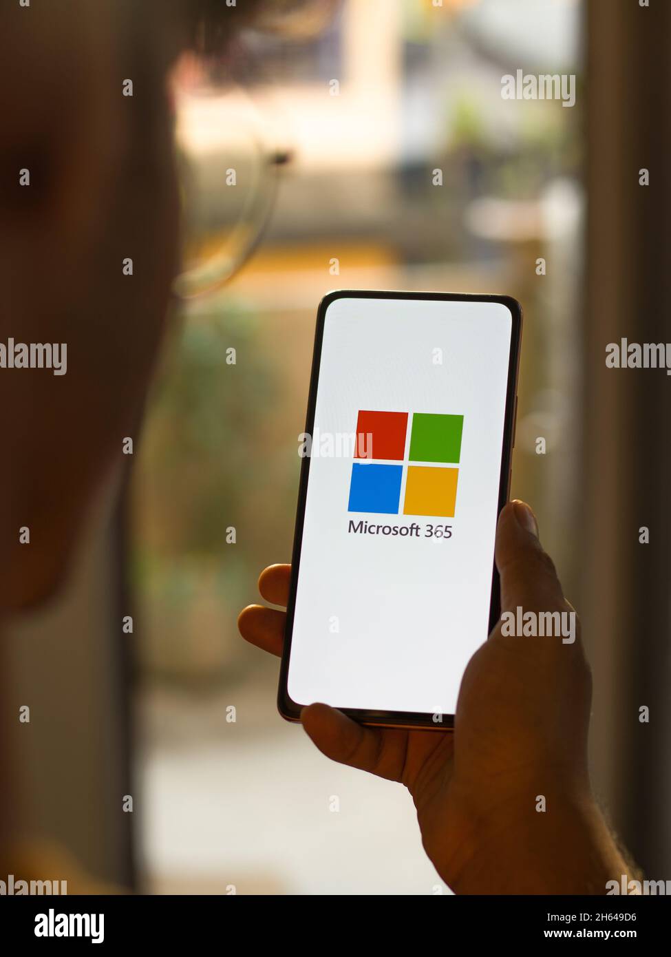 West Bangal, India - November 11, 2021 : Microsoft 365 logo on phone ...