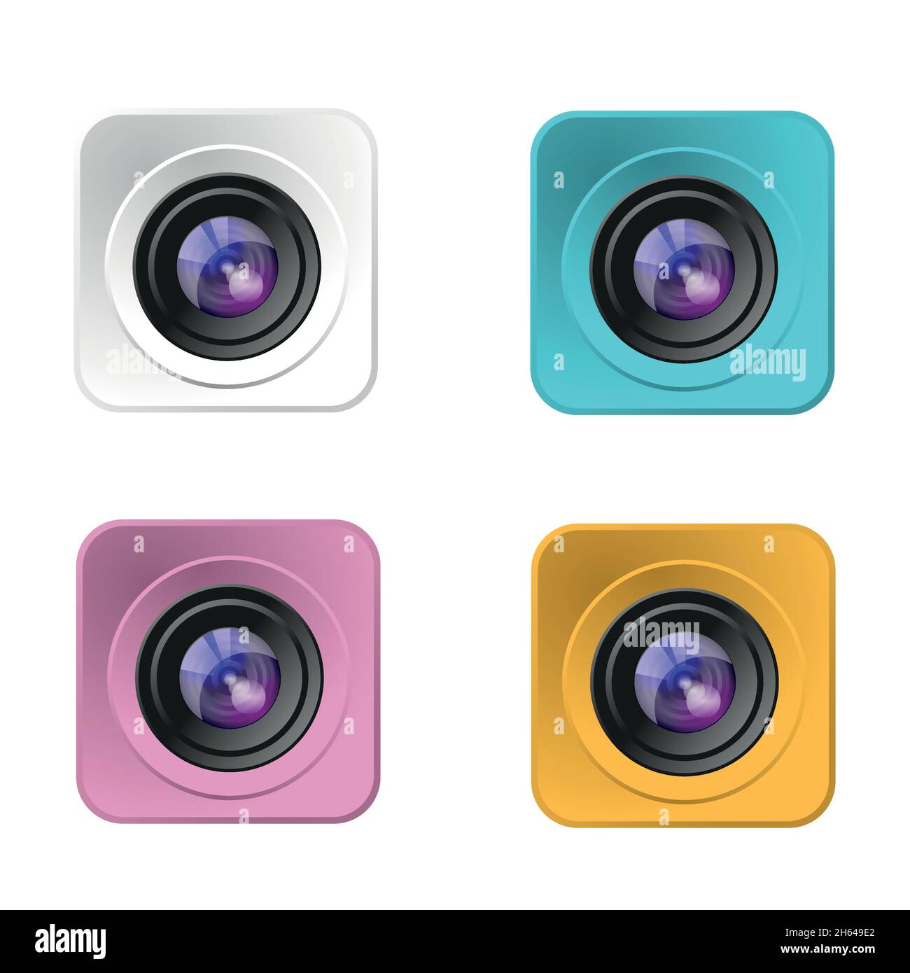 Modern camera lens design Stock Vector Image & Art - Alamy