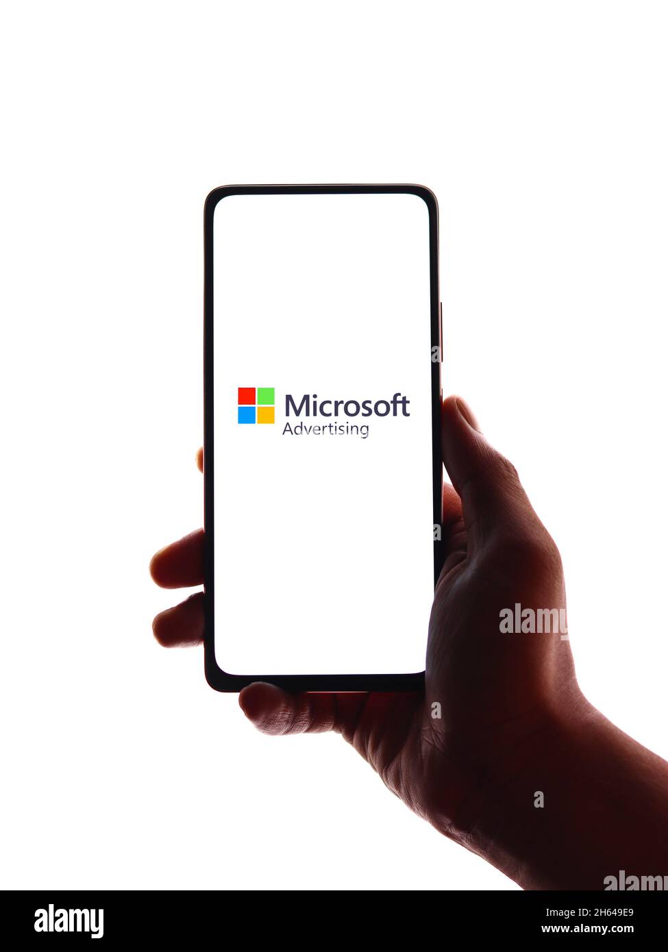 West Bangal, India - November 11, 2021 : Microsoft Advertising logo on ...