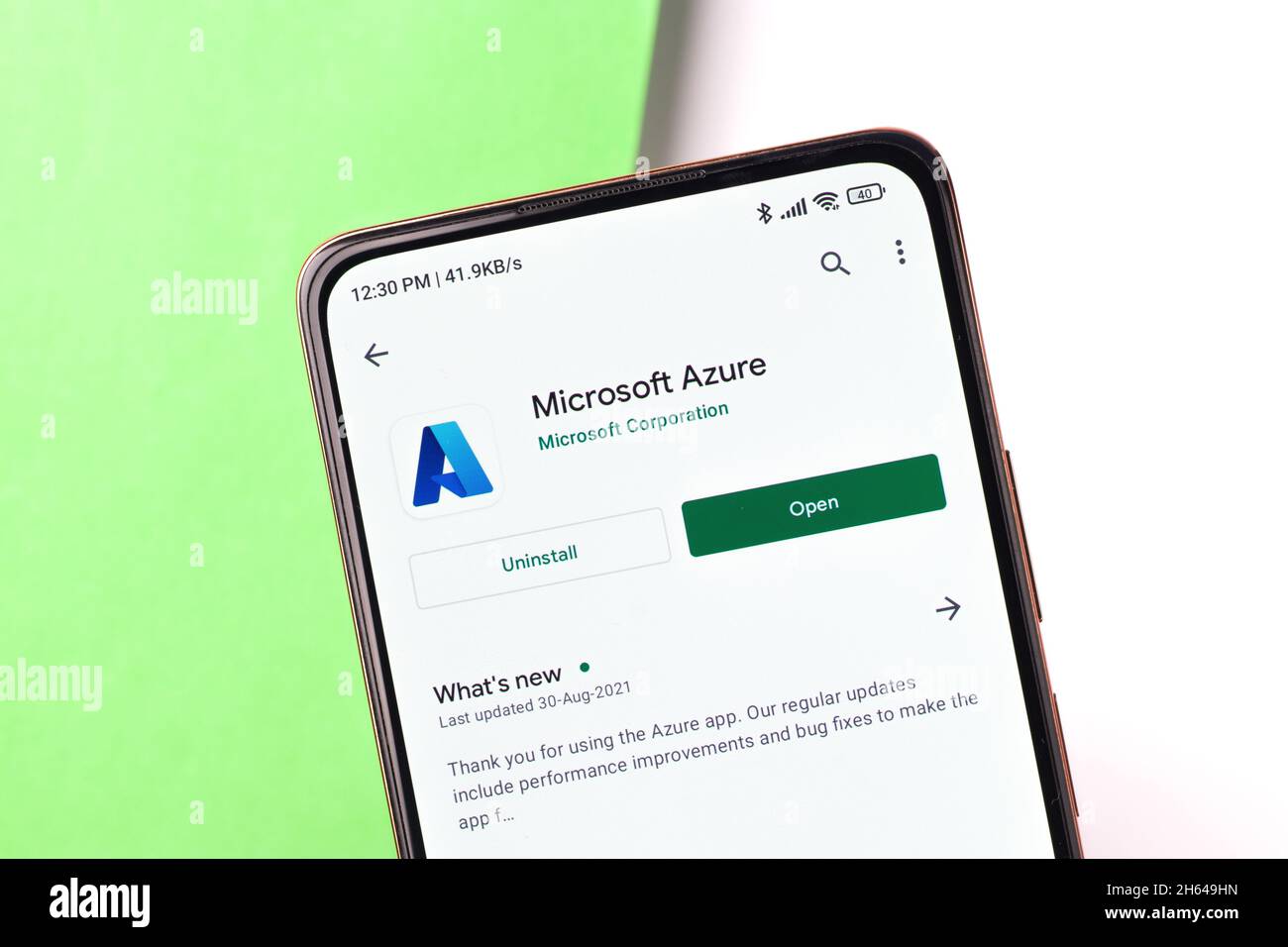 Microsoft azure logo hi-res stock photography and images - Alamy