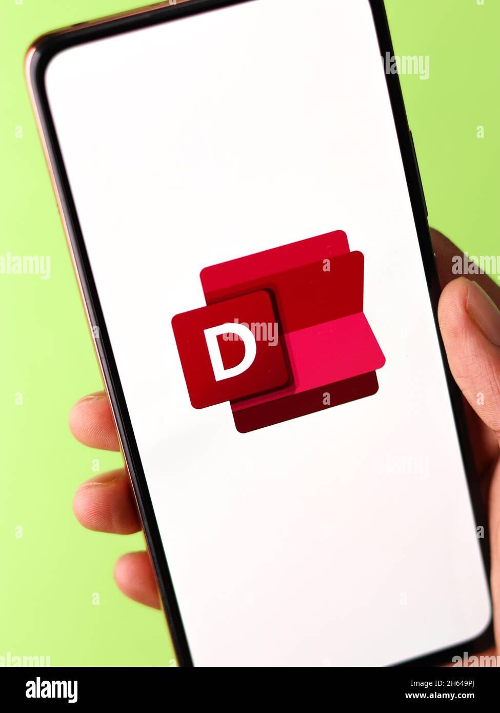 West Bangal, India - November 11, 2021 : Microsoft delve logo on phone ...