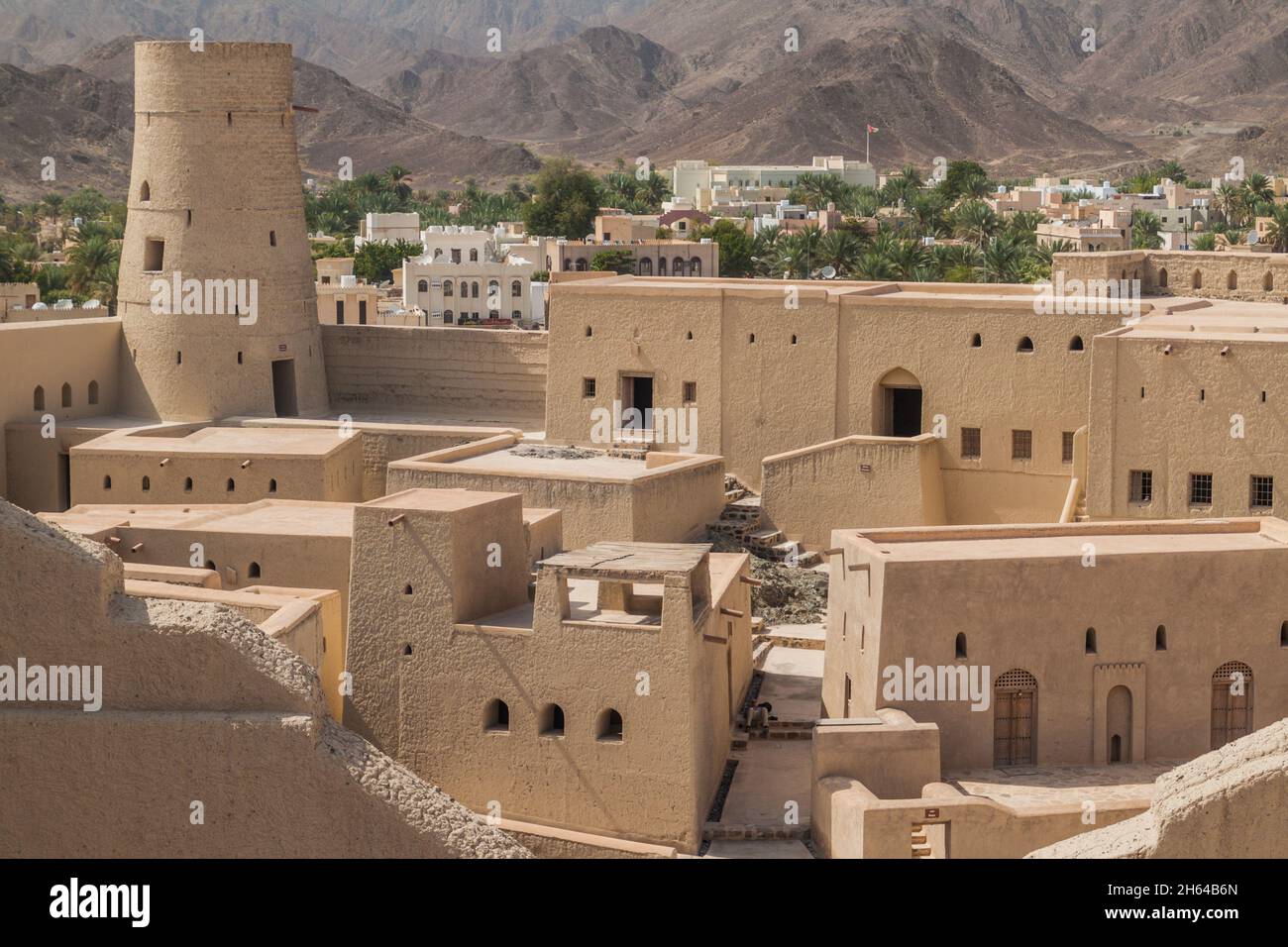View of Bahla Fort, Oman Stock Photo - Alamy