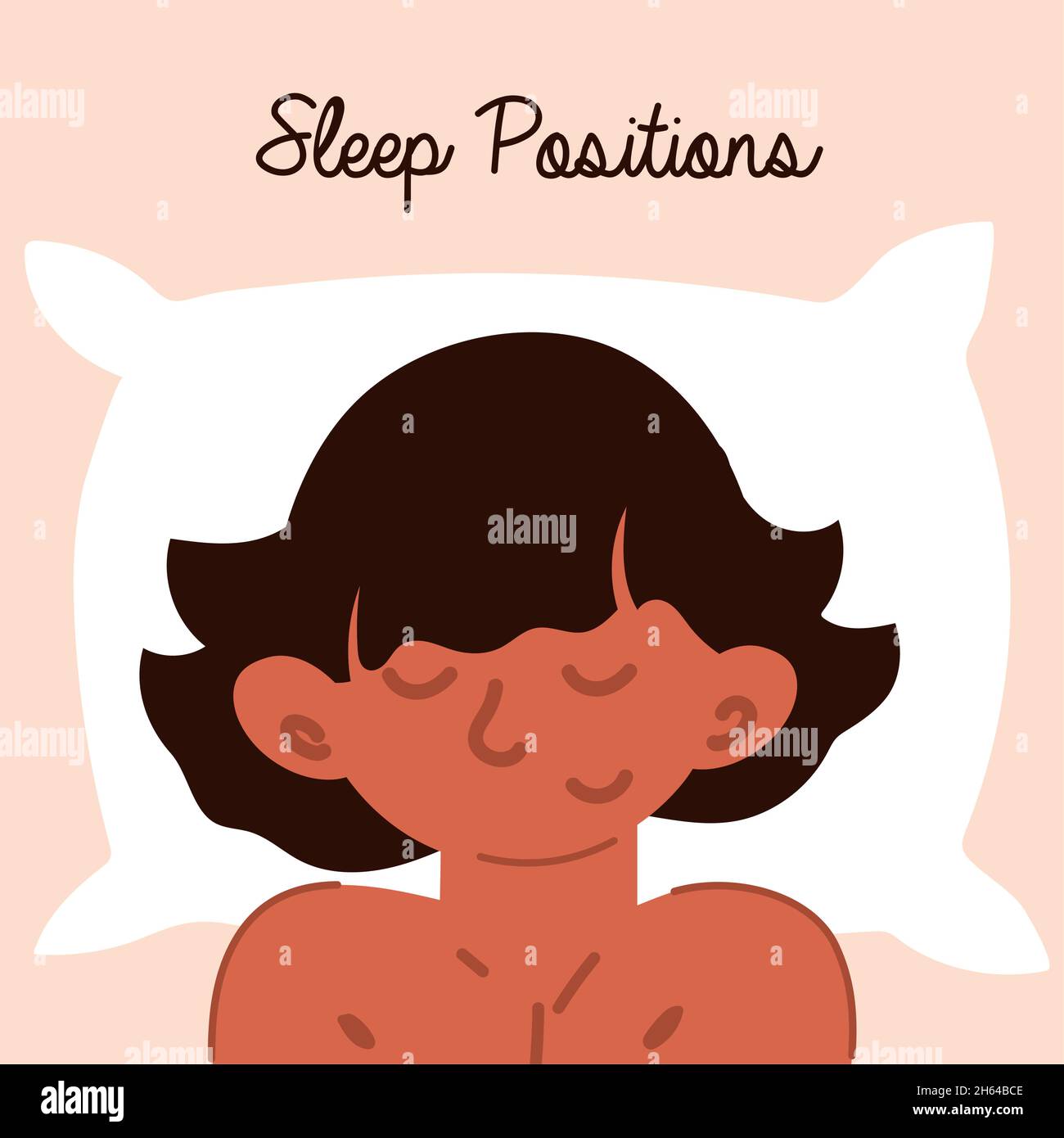 sleep positions, layout Stock Vector Image & Art - Alamy