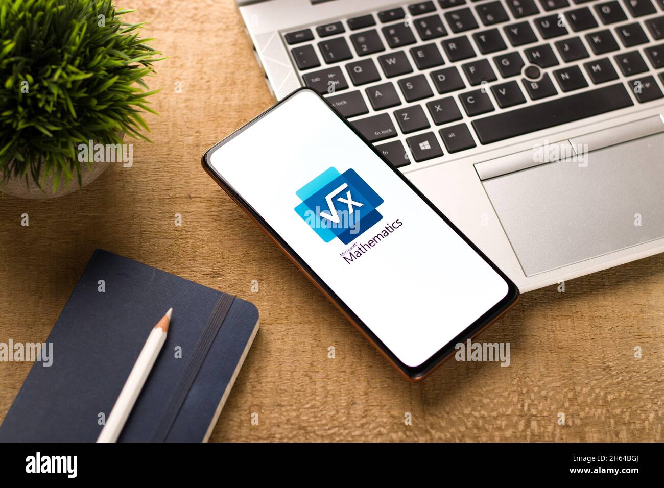 West Bangal, India - November 11, 2021 : Microsoft Math Solver logo on ...